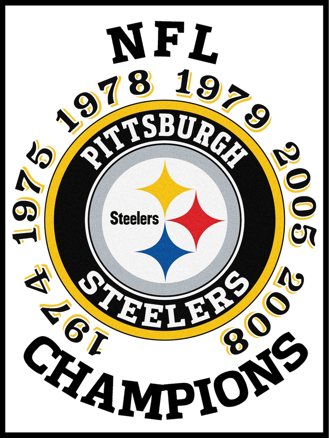 Pittsburgh Steelers 9x12 Aluminum Sign Super Bowl - Etsy