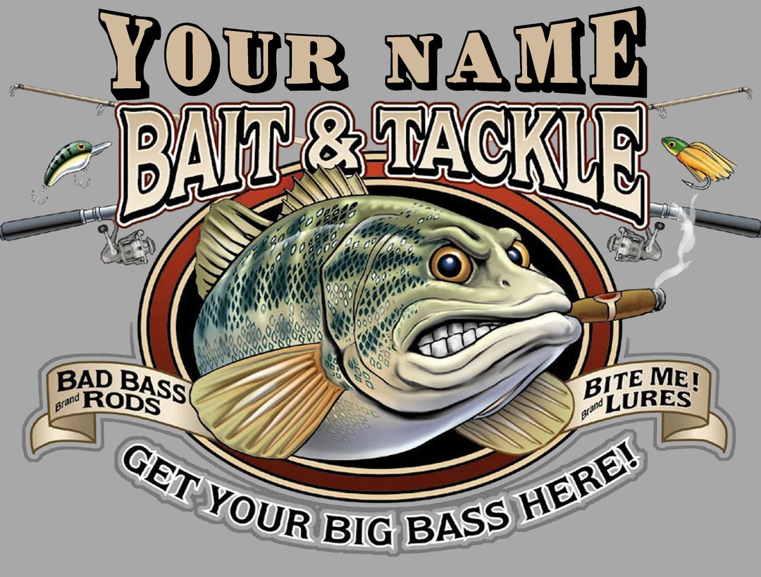 Personalized Humorous Fishing Aluminum Sign 9x12 Permantly Printed With ...