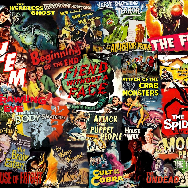 B Movie Posters - Etsy