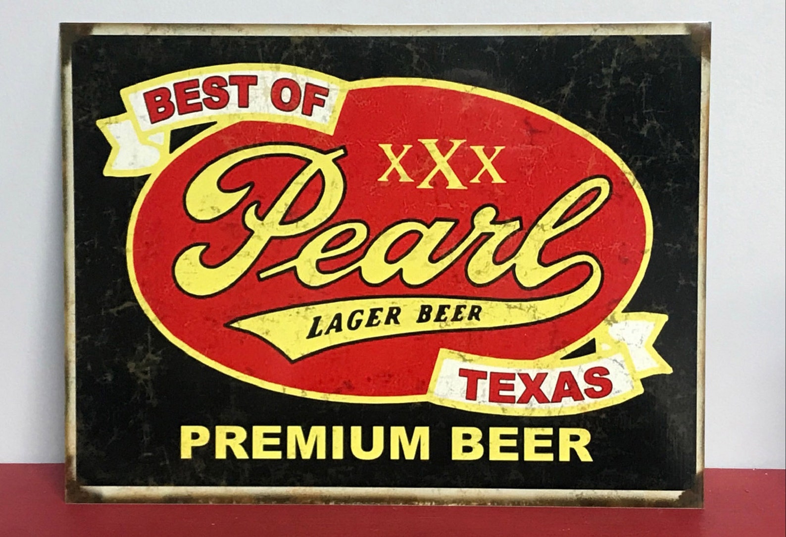Pearl Beer Sign Reproduced Vintage Looking 9x12 Aluminum - Etsy