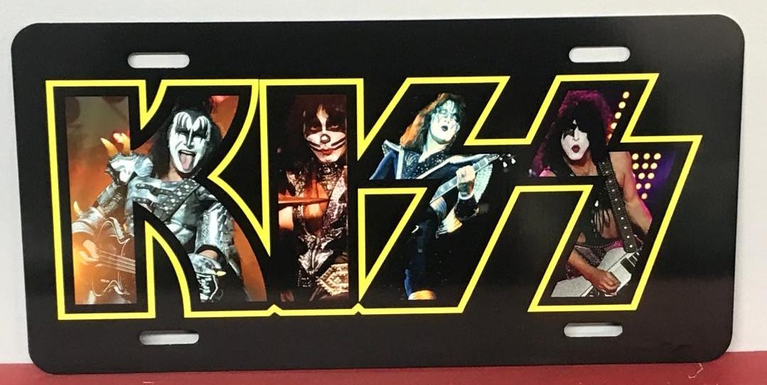 KISS License Plate Aluminum UV Protected Original KISS Members - Etsy