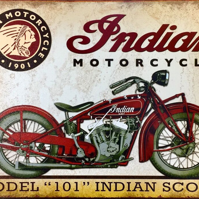 Custom Indian Motorcycle - Etsy