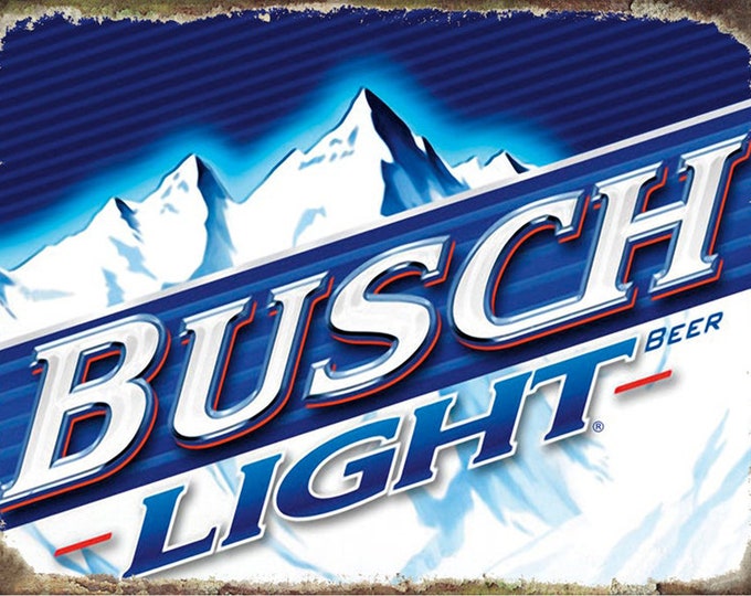 Bush Lite Replica Printed Advertising Sign 9x12 Aluminum - Etsy