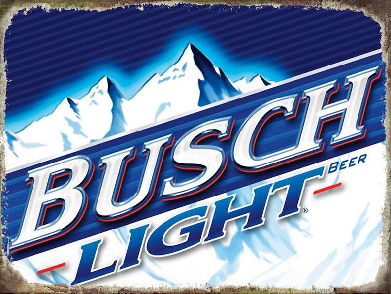 Bush Lite Replica Printed Advertising Sign 9x12 Aluminum - Etsy