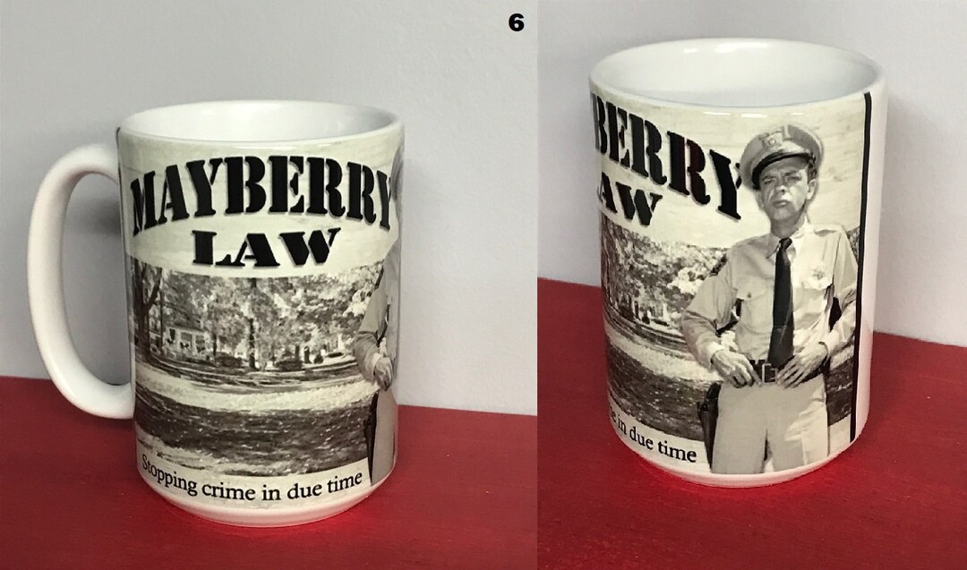 Barney Fife 15oz Coffee Mug, Andy Griffith Show Mayberry Classic TV ...