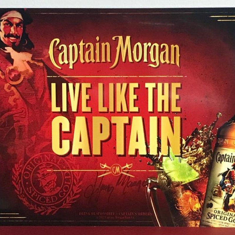 Captain Morgan - Etsy
