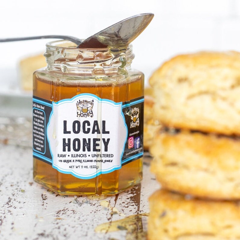 Flavored Honey Gift Set - 9 OZ | Local 100% Raw, Pure, Unfiltered Honey ...