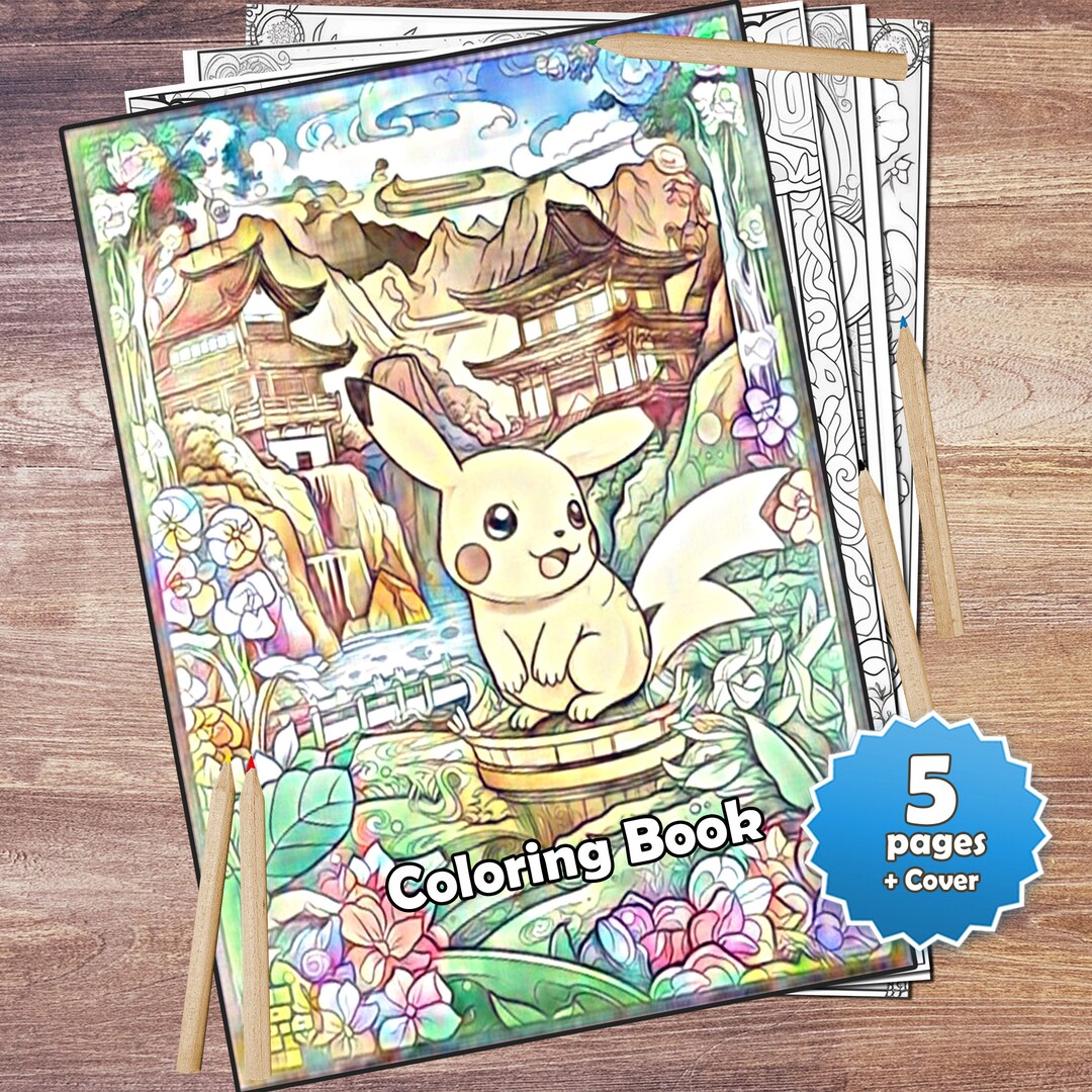 Starter Trainer Coloring E-book for Adults and Kids. (5 Pages + 5 Cover ...