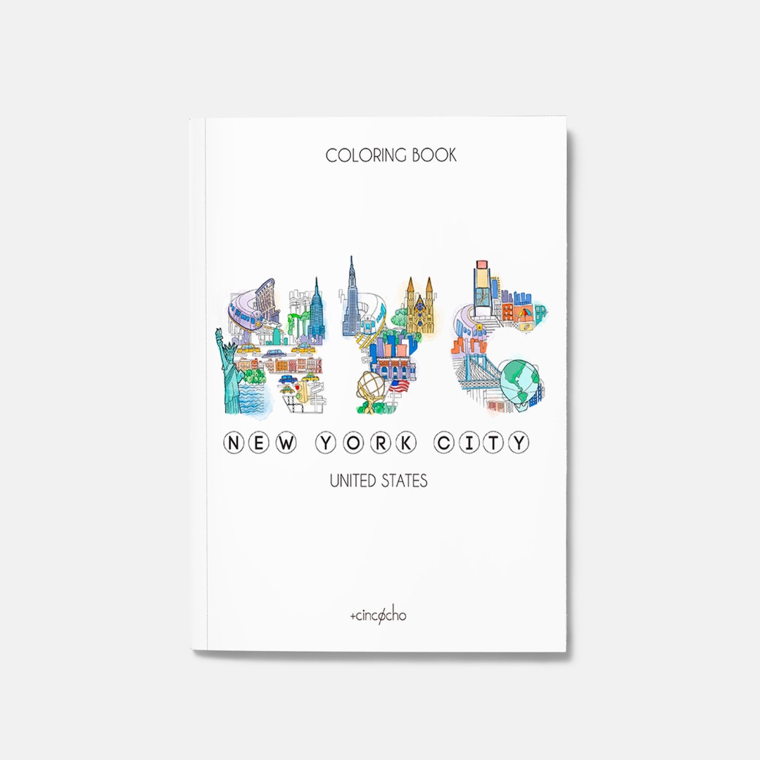 NYC COLORING BOOK | New York City, United States | Kids and Adults ...