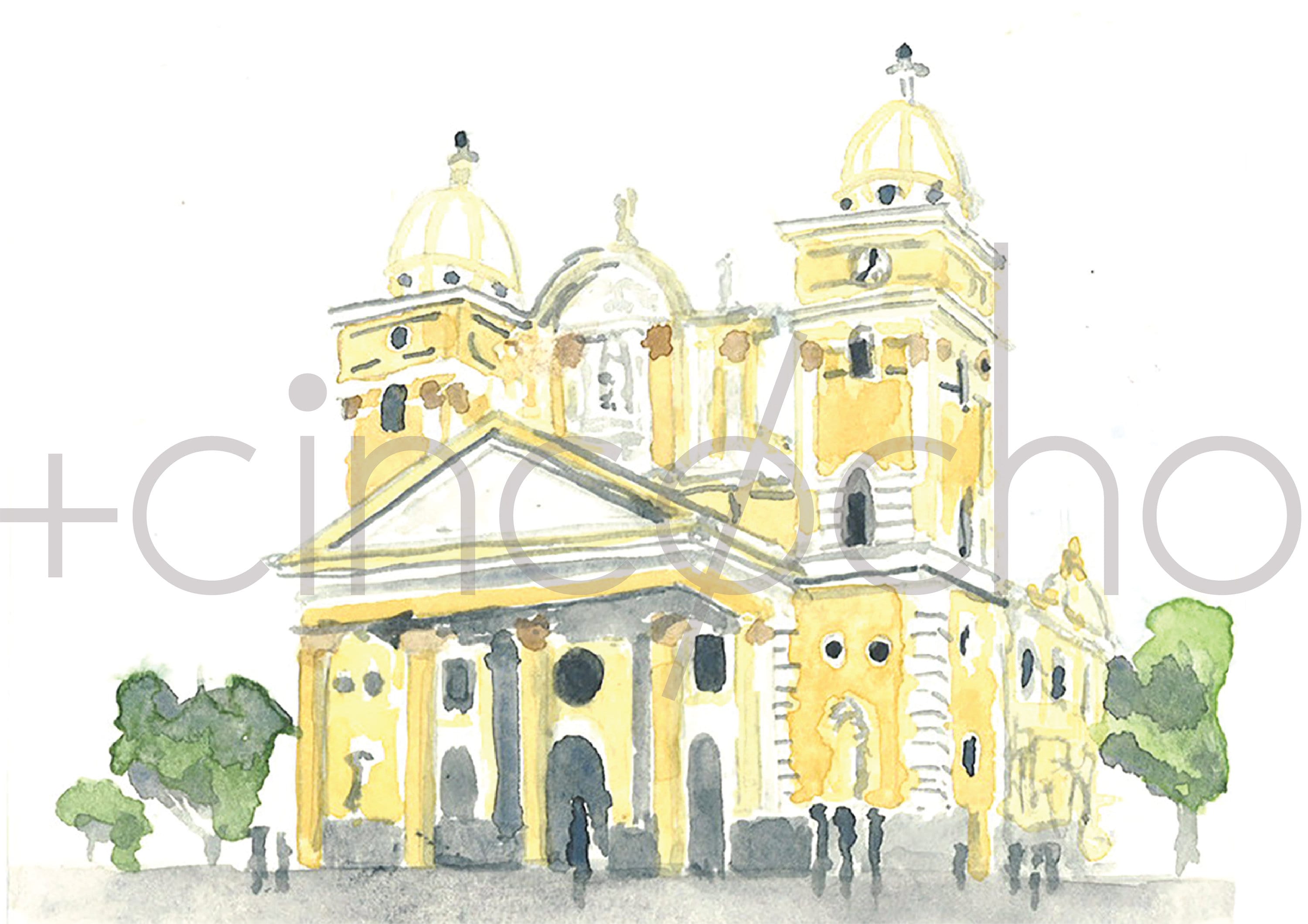 Religious Architecture Basilica Maracaibo Venezuela Print, Wall Art ...