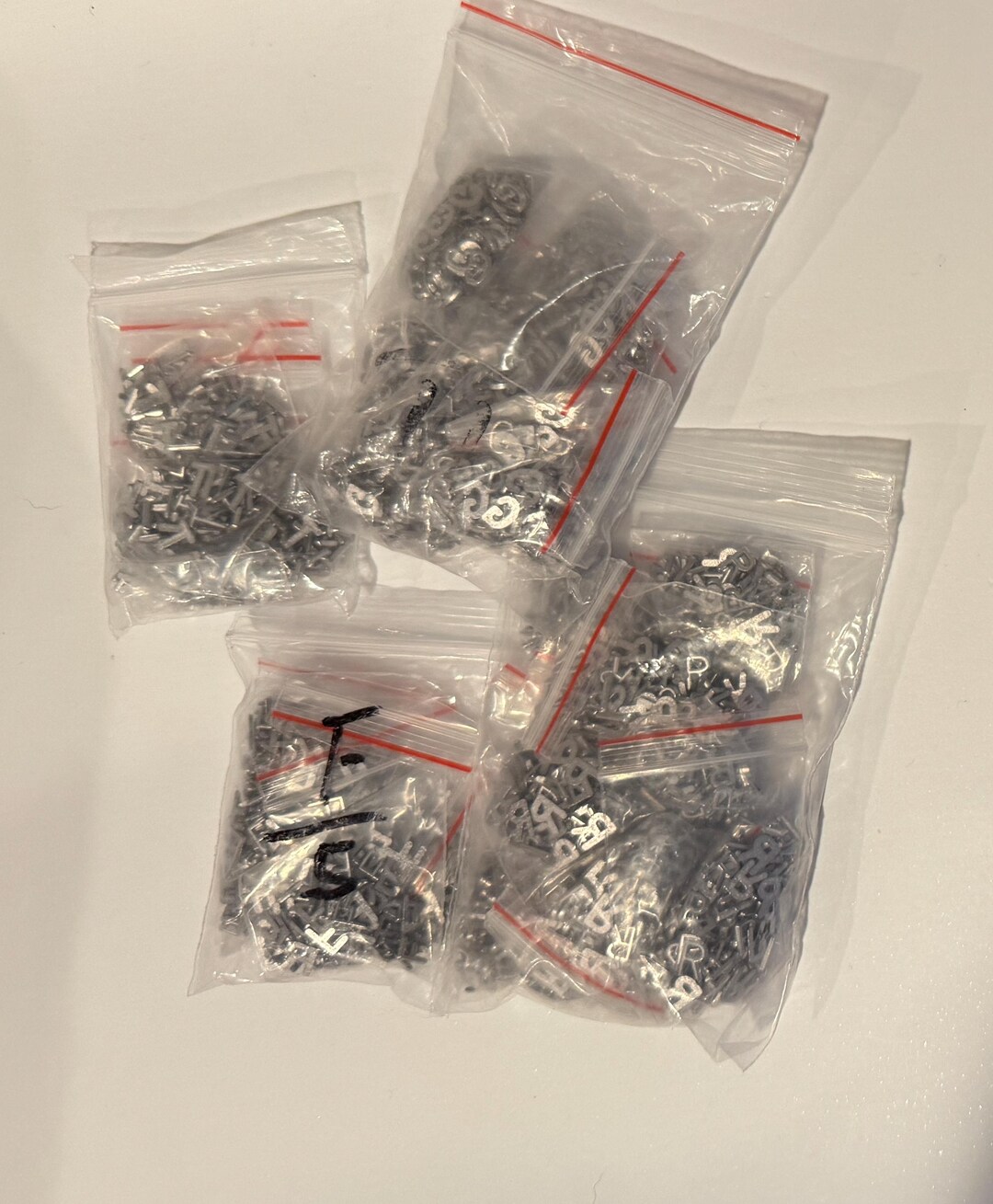 Bulk Order 100 PACK 1/4 Inch LEAD LETTERS - Etsy