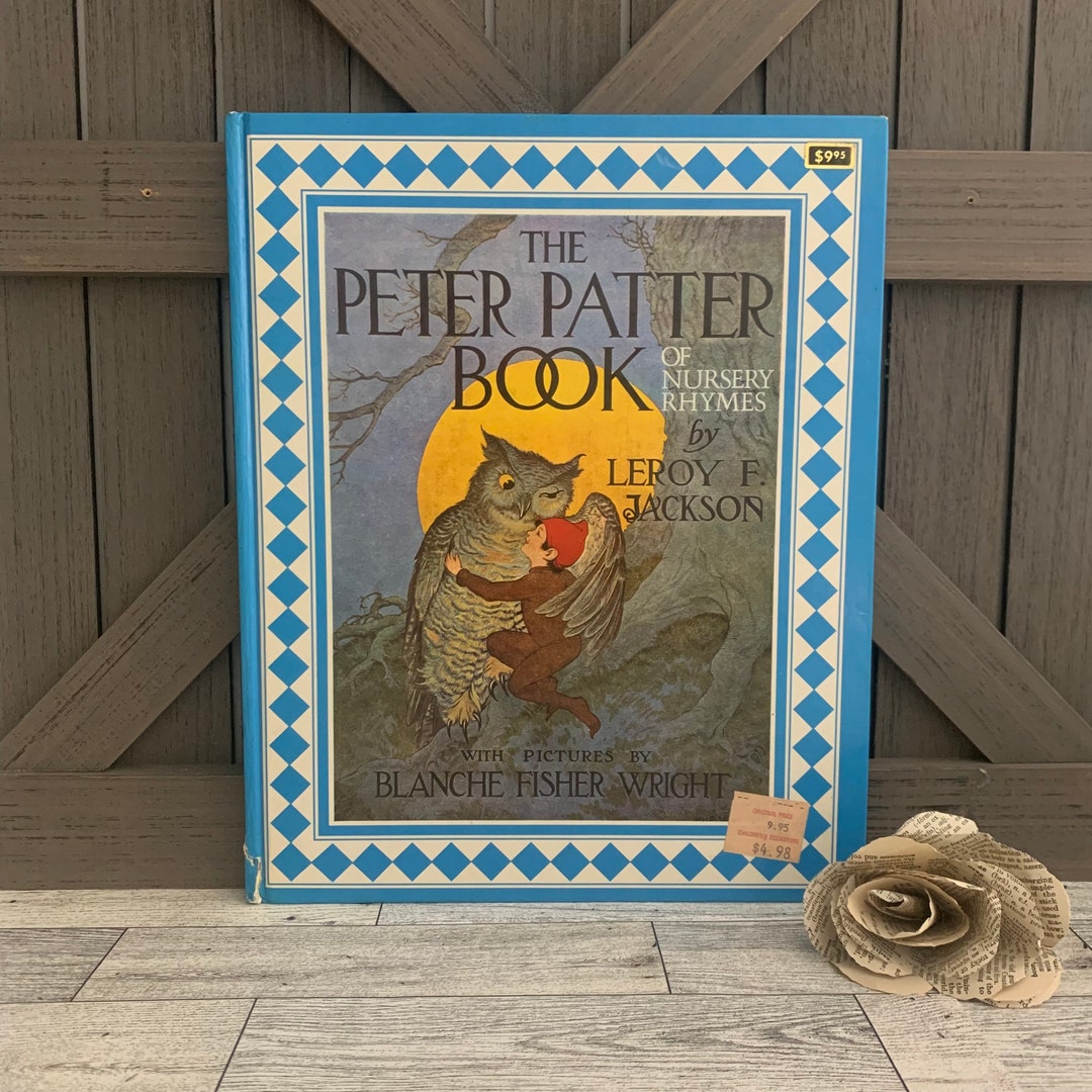 Vintage Picture Book Peter Patter Book of Nursery Rhymes - Etsy