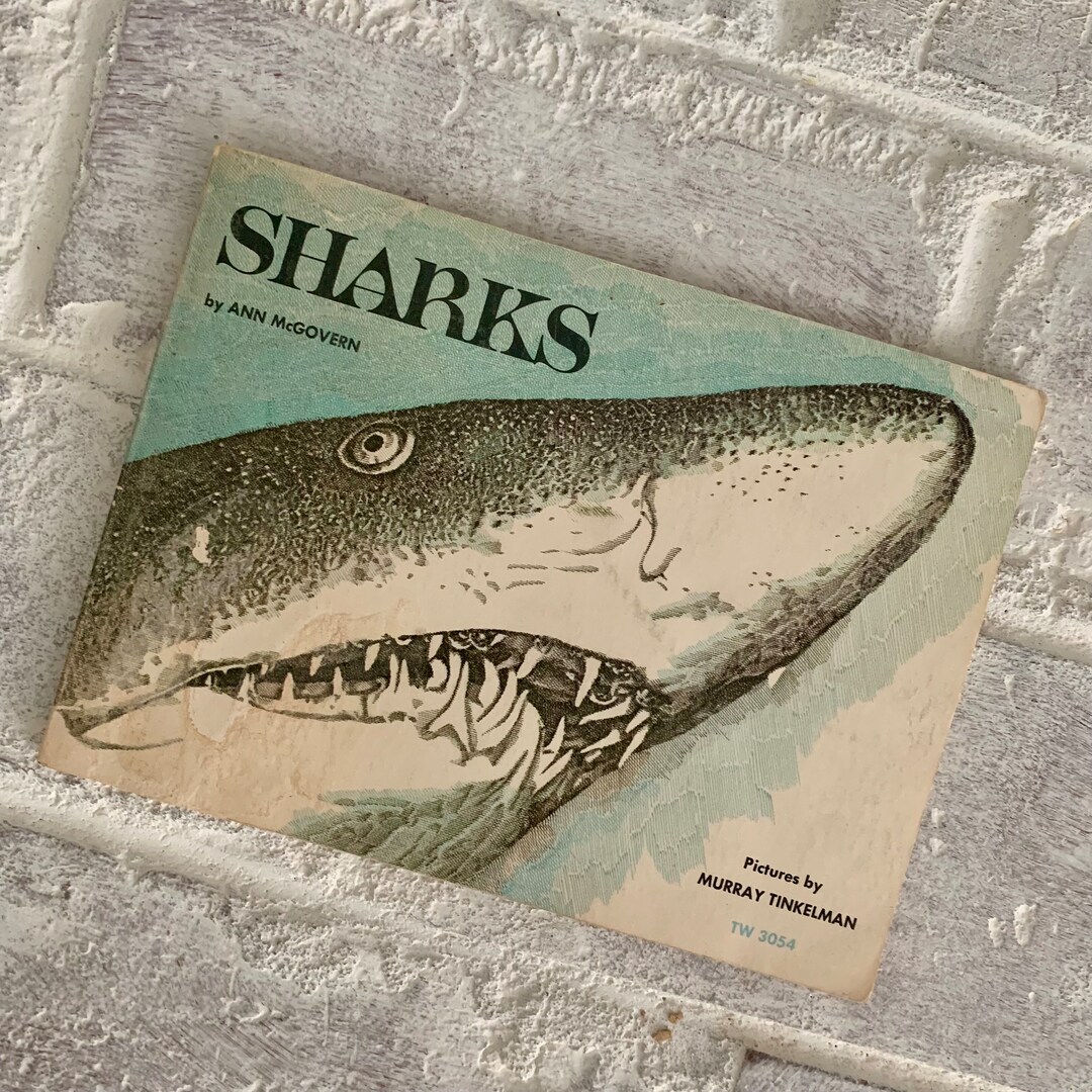 Vintage Children's Picture Book | Sharks by Ann Mcgovern | Old ...