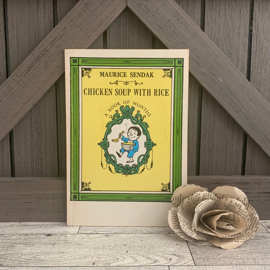Vintage Maurice Sendak Picture Book Chicken Soup With Rice - Etsy