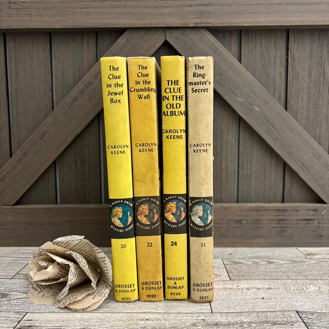 Select a Vintage Nancy Drew Book With Blue End Papers | 1960s and 1970s ...