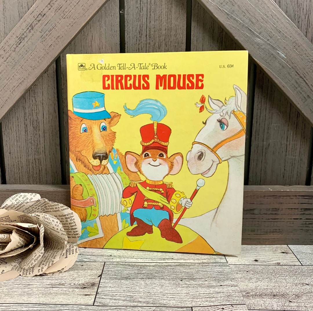 Vintage 1980s Picture Book | Circus Mouse by Leslie Mcguire | Old ...
