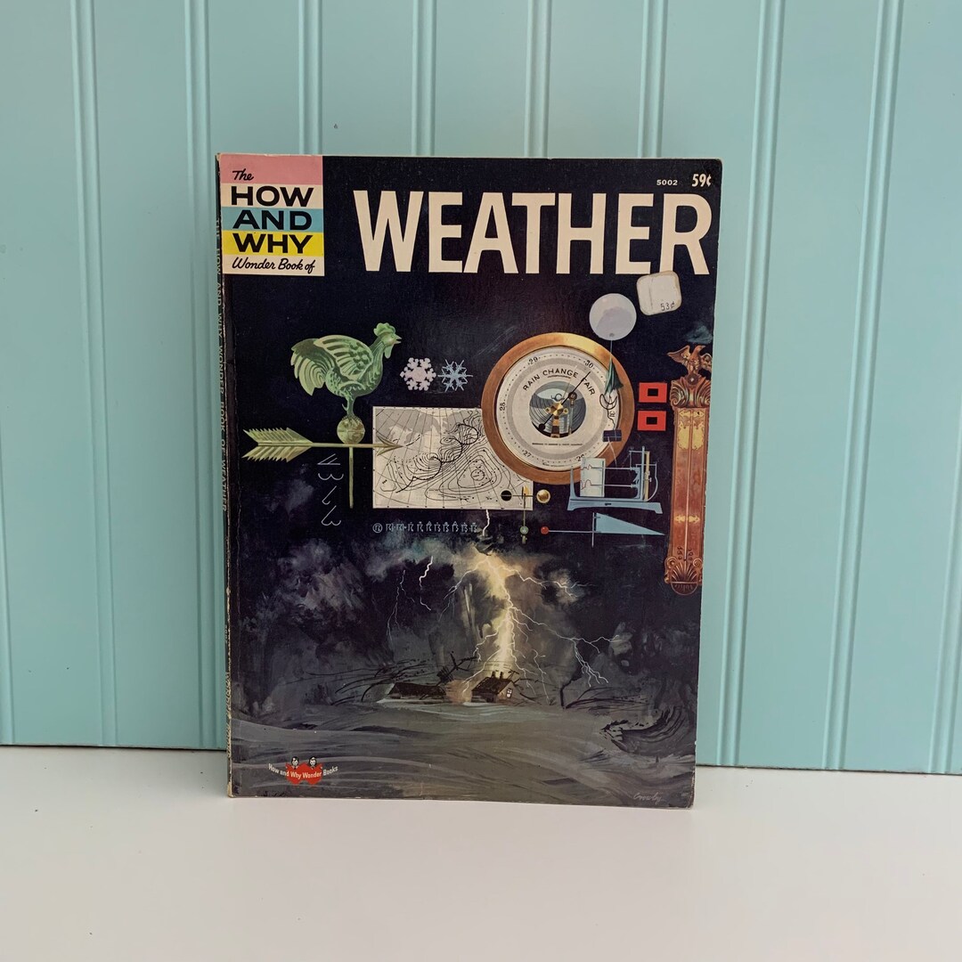 Vintage Meteorology Children's Book How and Why Wonder - Etsy