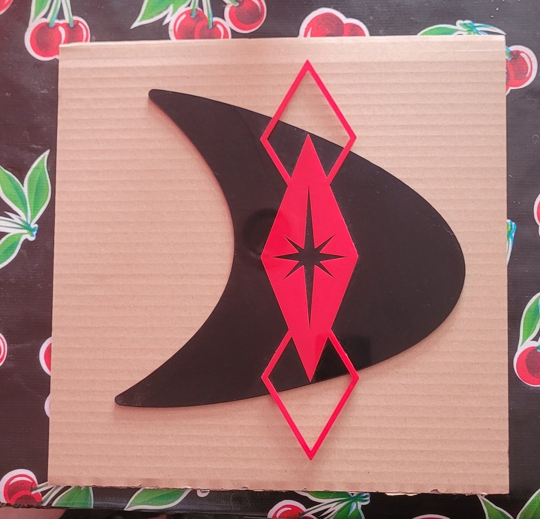 Atomic Boomerang Triple Diamond Wall Decor - Etsy