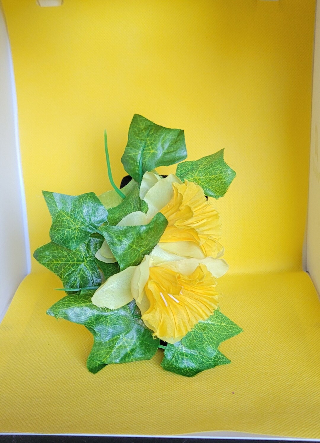 Double Daffodil Hair Flower - Etsy