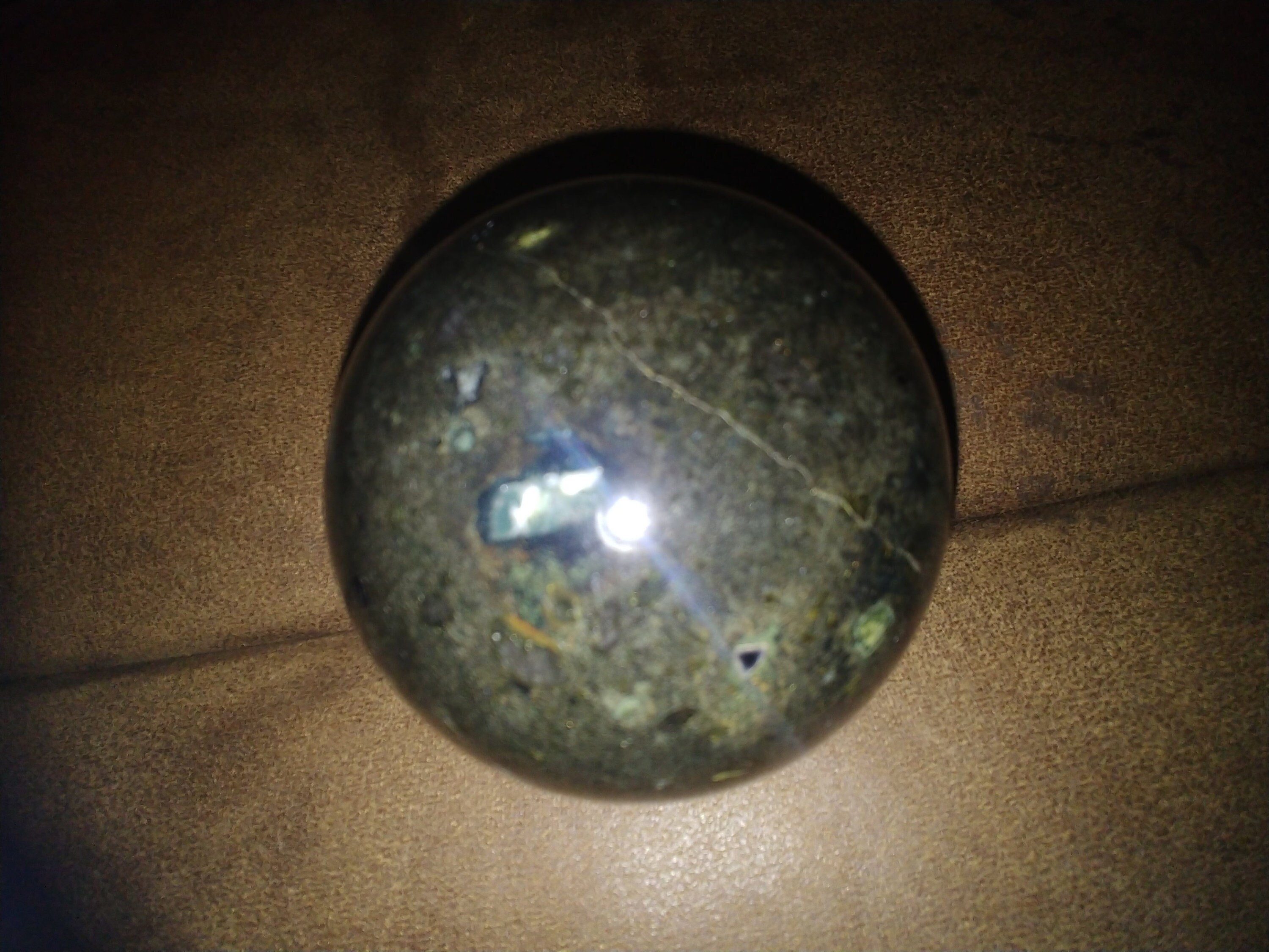 Kimberlite Diamond Ore Sphere Diamond Bearing Redfeather Lakes Colorado ...