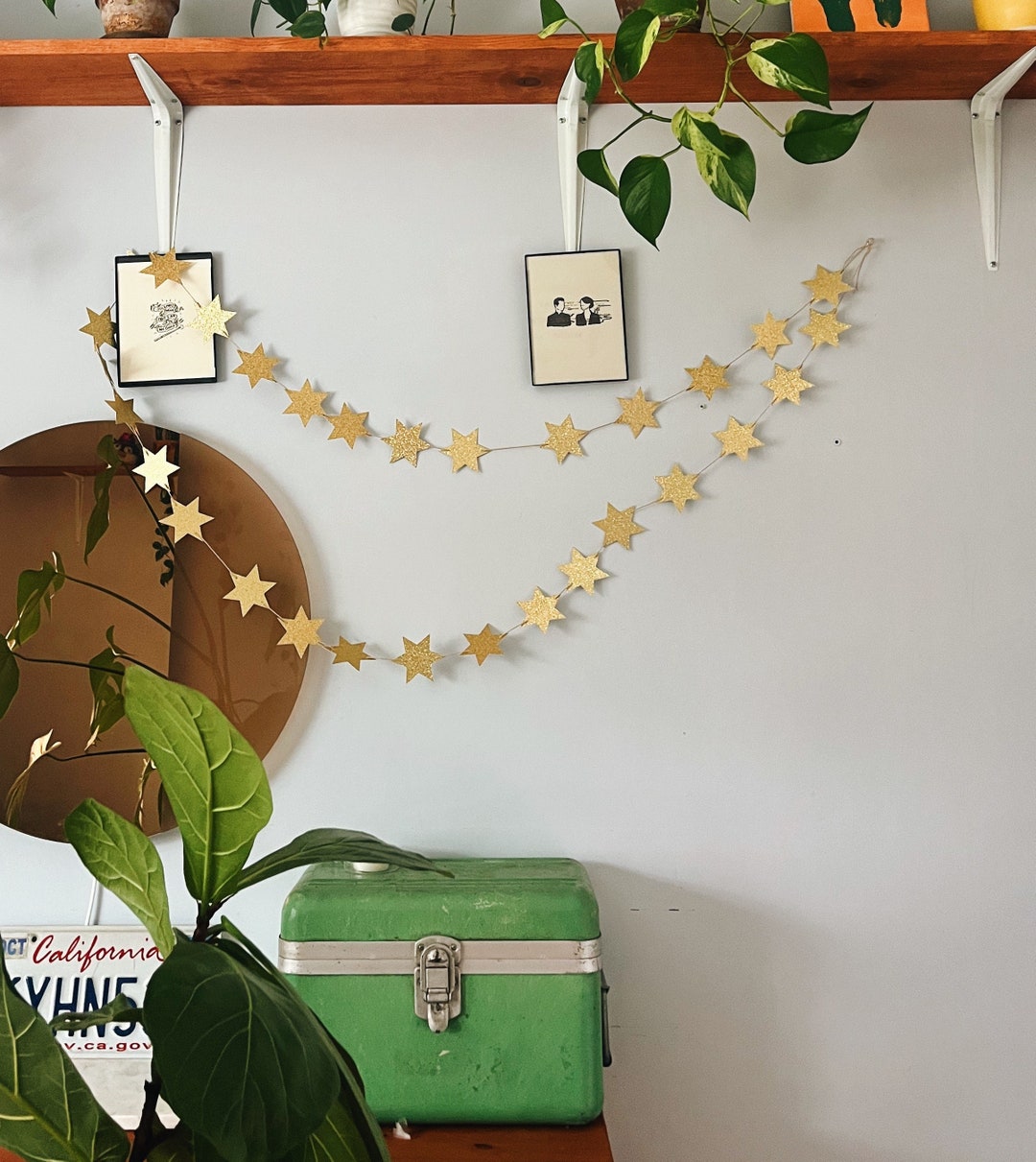 Sparkle Star Party Banner: Gold or Silver Celestial Decor (10 Feet) - Etsy