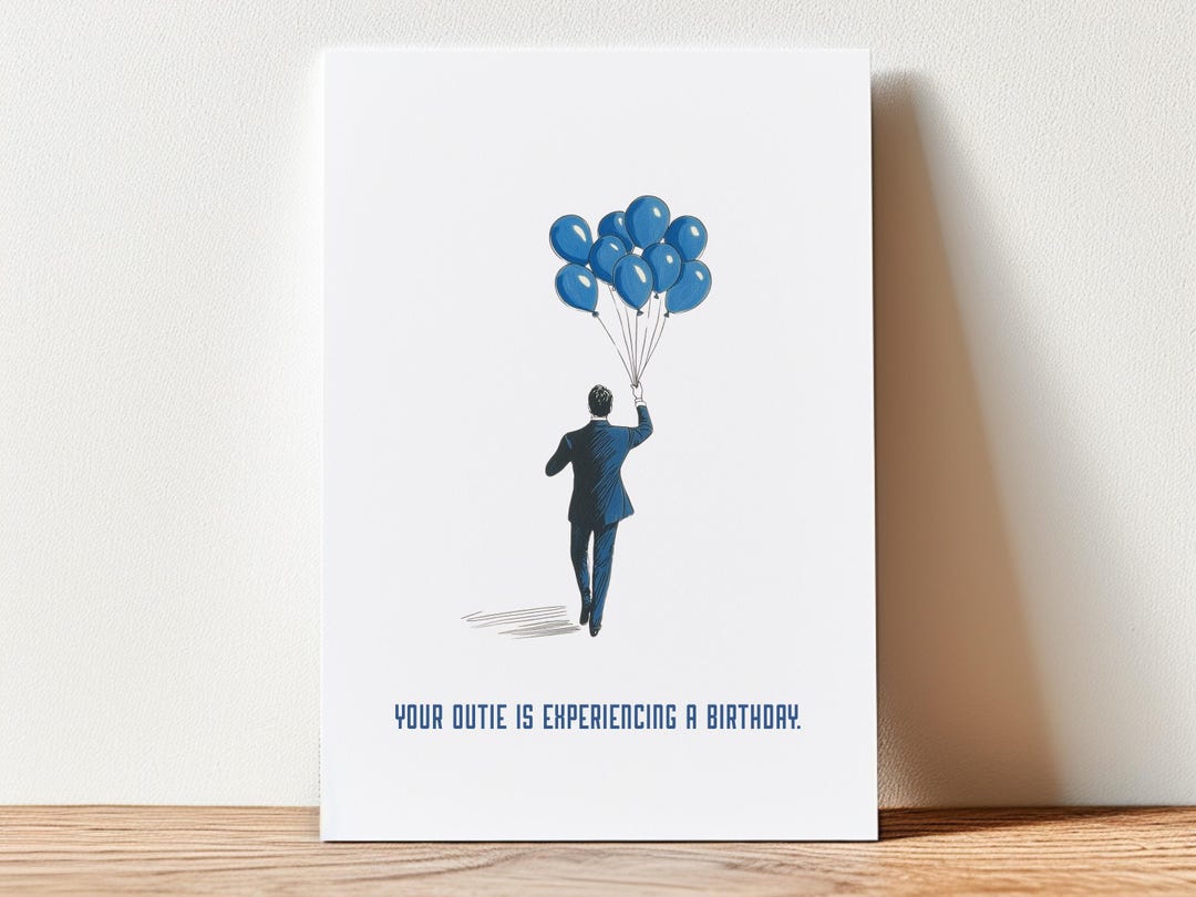 Your Outie is Experiencing a Birthday/ Funny Birthday Card - Etsy