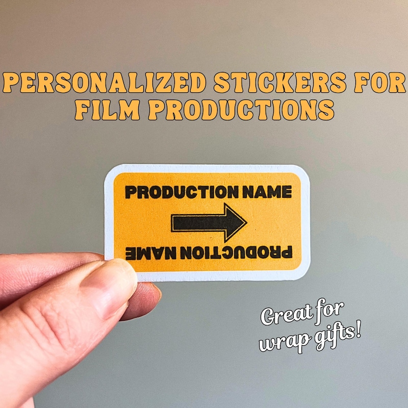 Movie Production Stickers - Etsy