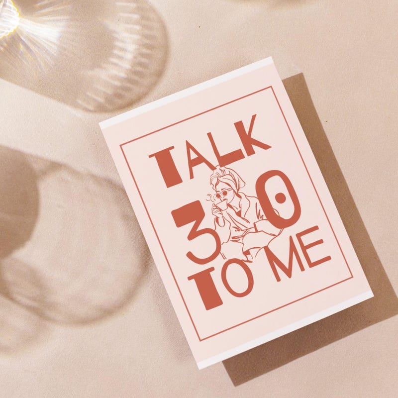 30 and Fabulous Cards - Etsy