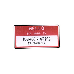 Renee Rapp's PR Manager Sticker / Funny Sticker / Cute Minimal Sticker ...