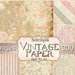 Digital paper pack vintage antique floral floral digital | Etsy