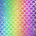 Mermaid Scale Digital Paper, Rainbow Glitter Mermaid Scales Digital ...