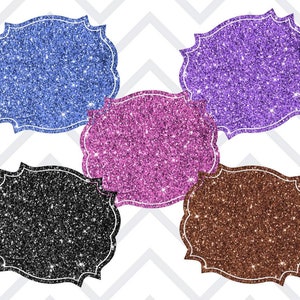 Glitter Frames Clipart Vintage Png Download, 30 Png Images of Glitter ...