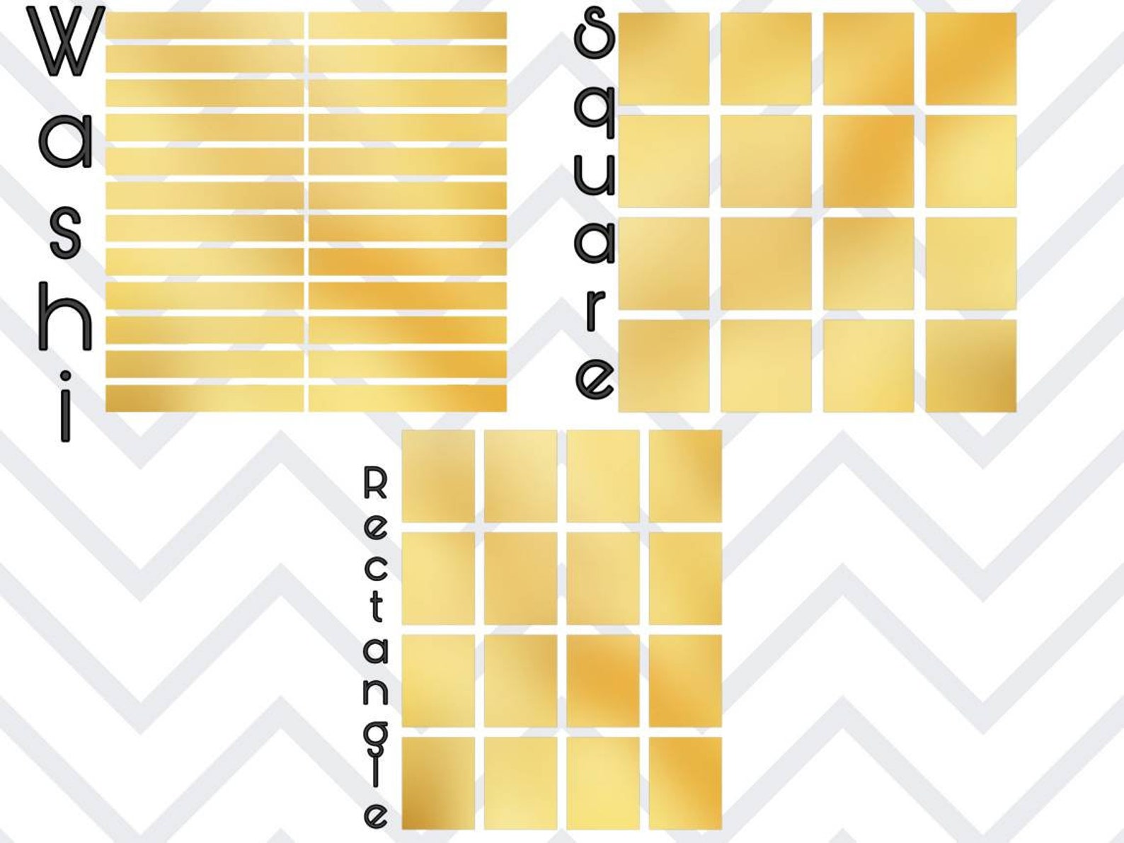 Pure Gold Digital Planner Stickers, Gold Digital Stickers for Digital ...