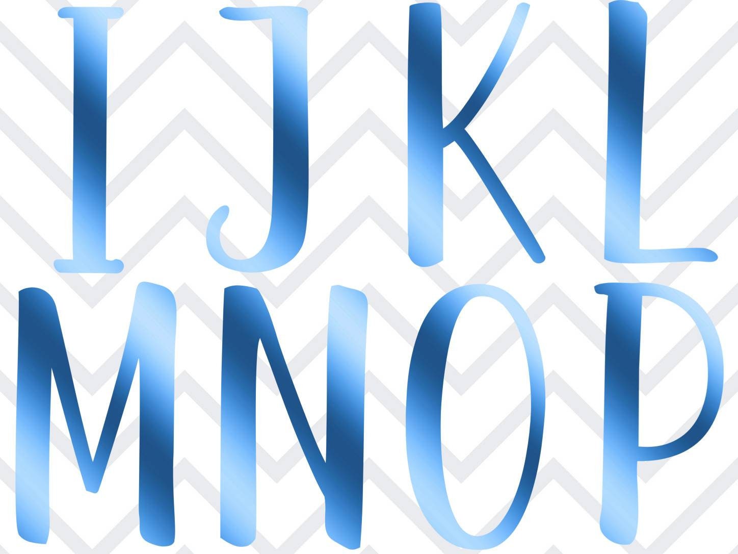 Blue Metallic Alphabet Clipart Blue Alphabet Digital - Etsy UK