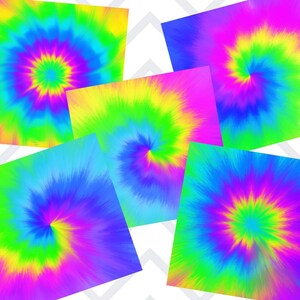 Tie Dye Digital Papers, Tie Dye Backgrounds, Tie Dye Digital Download ...
