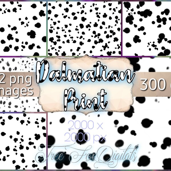 Dalmatian Print - Etsy