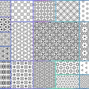 Black and White Digital Paper Download, 200 B&w Digital Paper Patterns ...