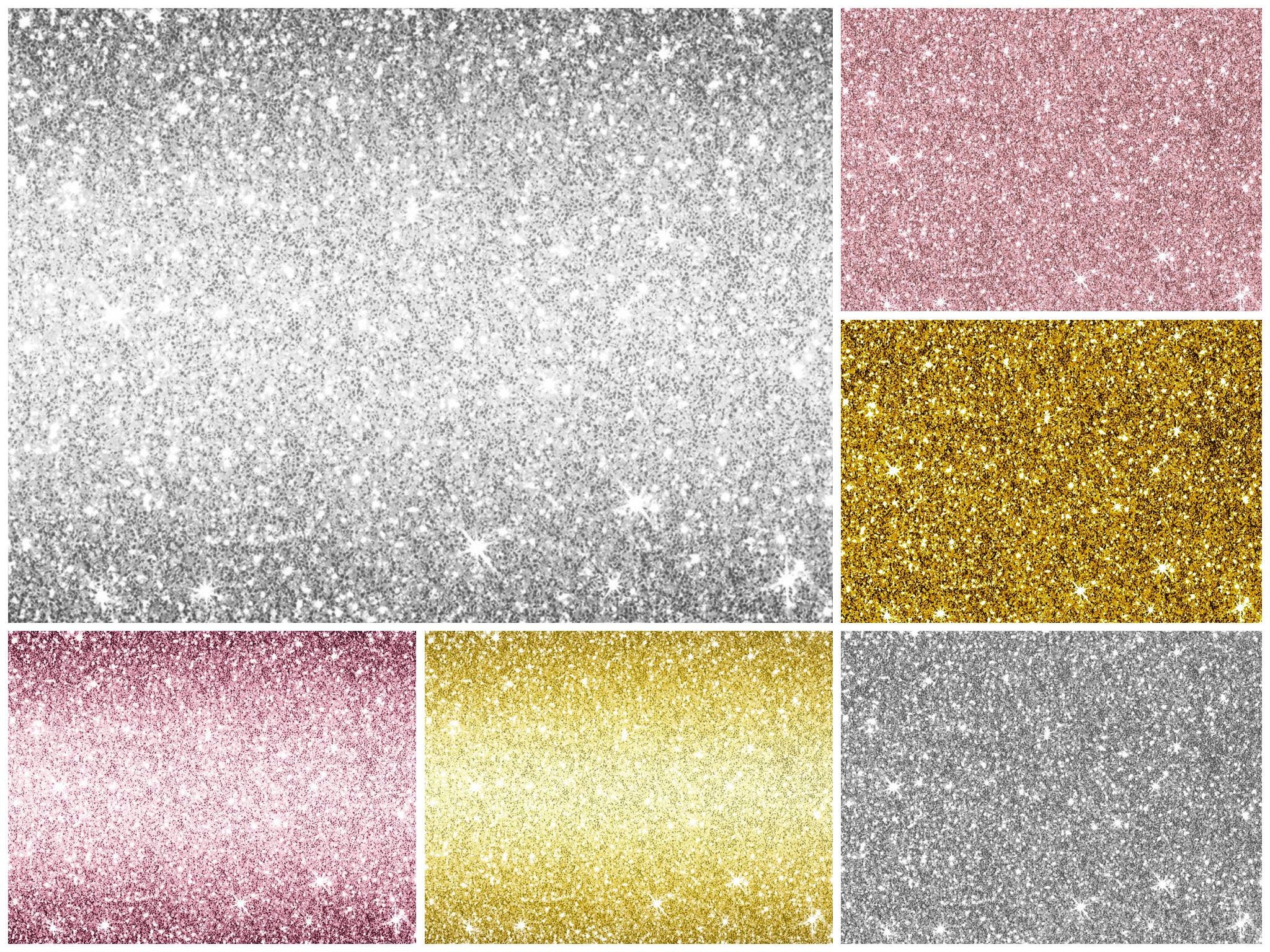 Metallic Glitter Digital Paper, Digital Paper Pack Glitter Metallic ...
