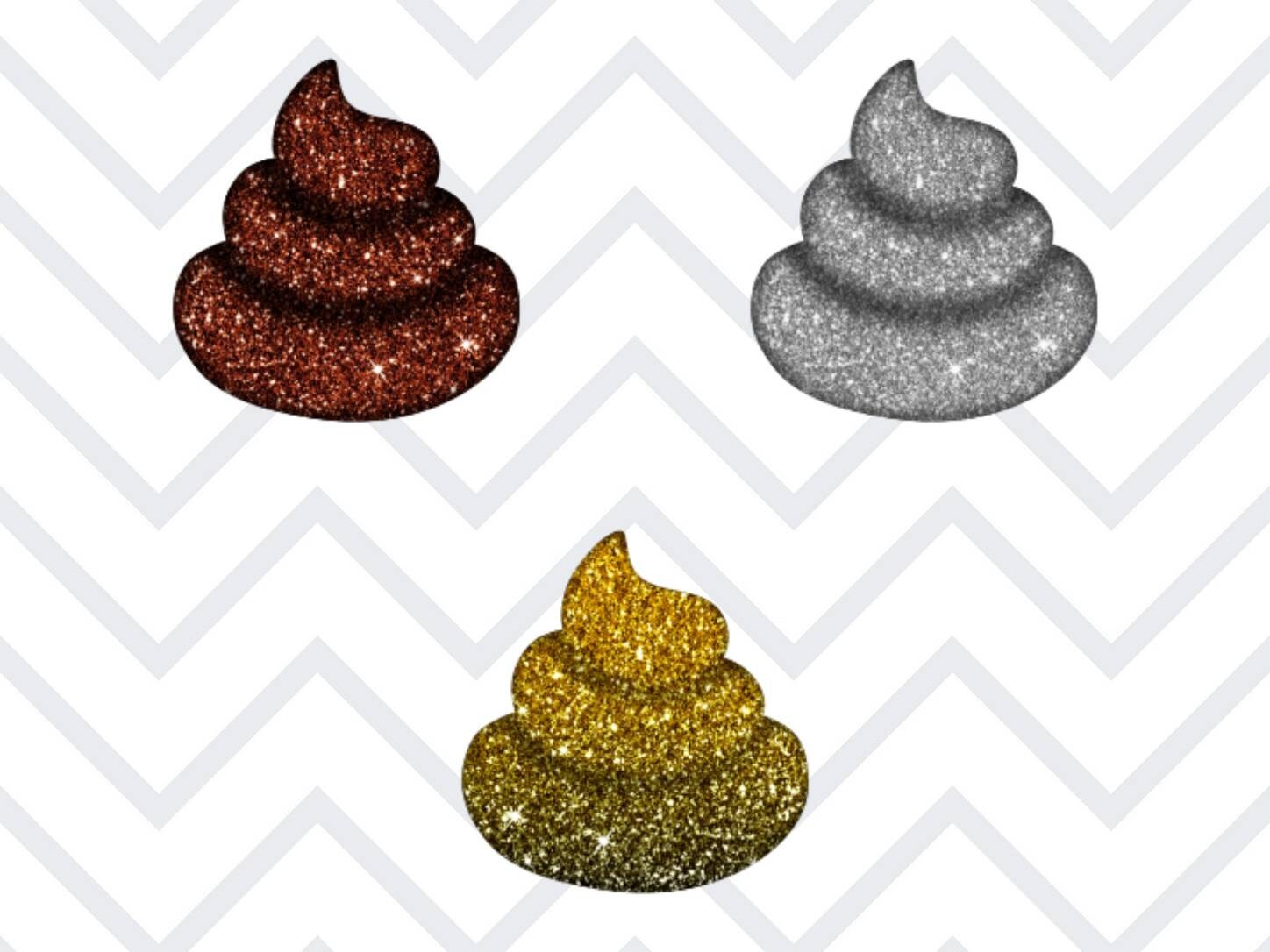 Christmas Clipart Glitter Poop Christmas Glitter Poop - Etsy