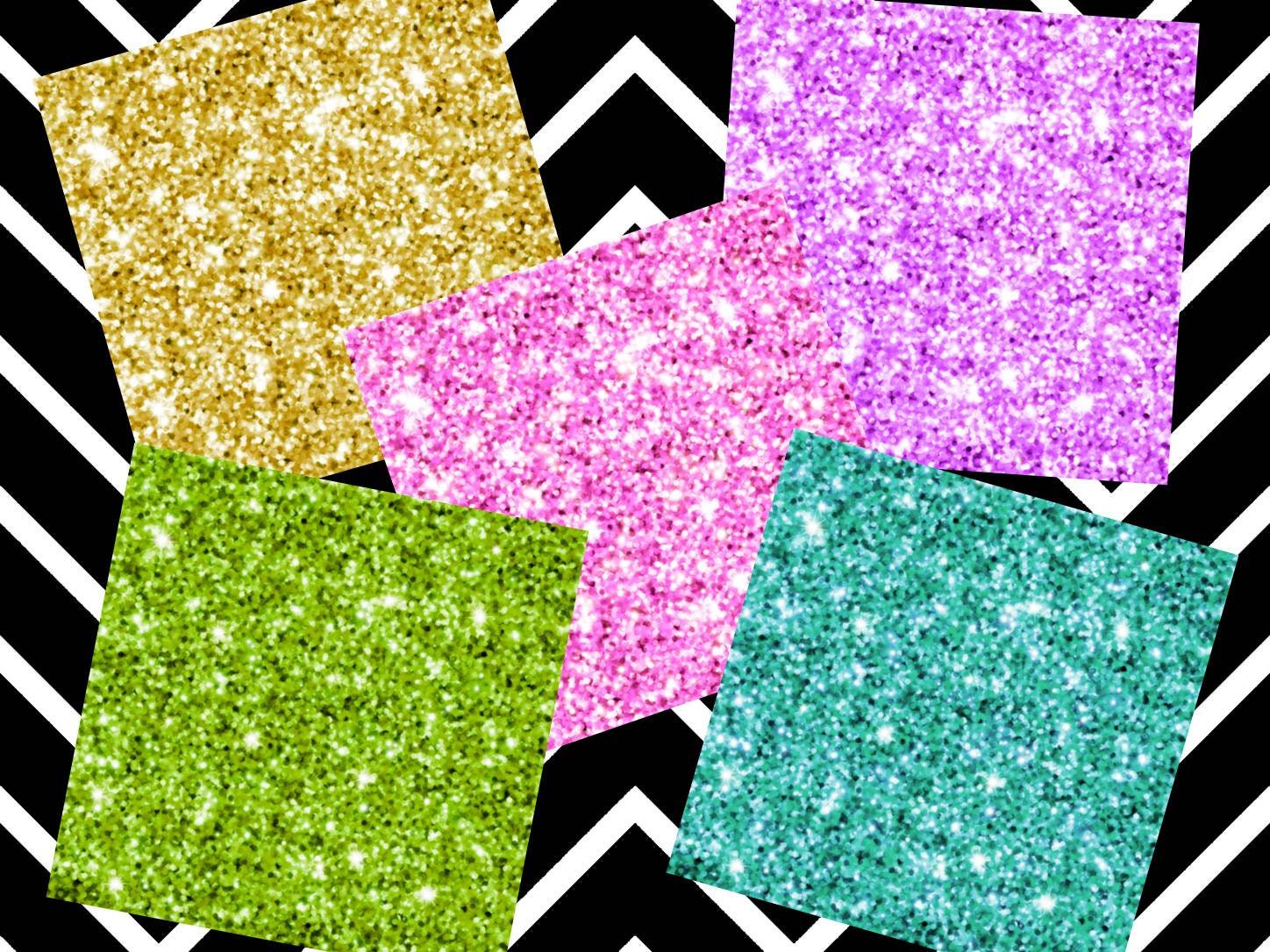 Chunky Glitter Digital Paper Pack Digital Glitter Paper | Etsy