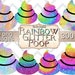 Rainbow Glitter Poop Clipart, Rainbow Glitter Poop Digital Stickers ...
