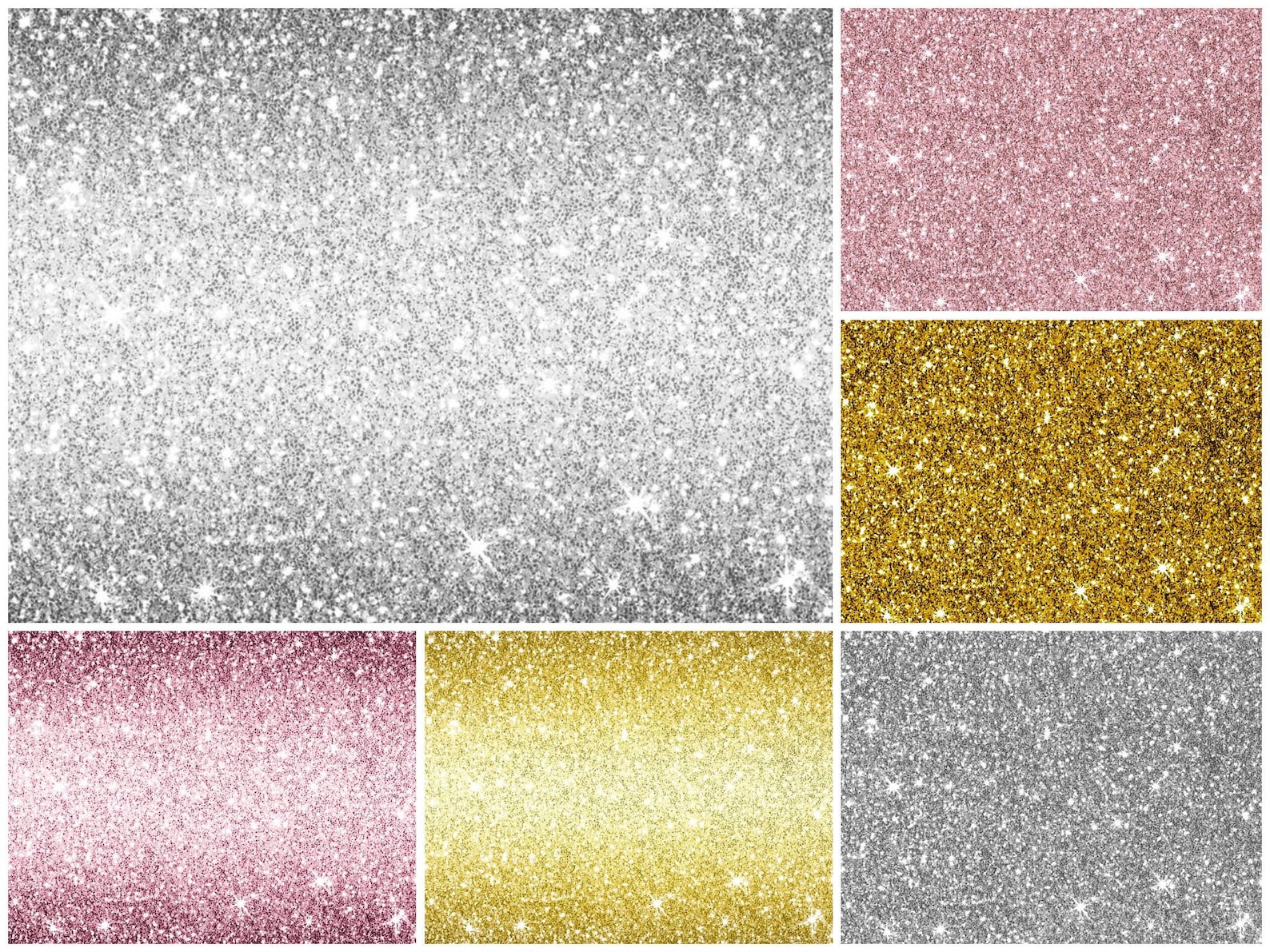 Metallic Glitter Digital Paper Digital Paper Pack Glitter - Etsy