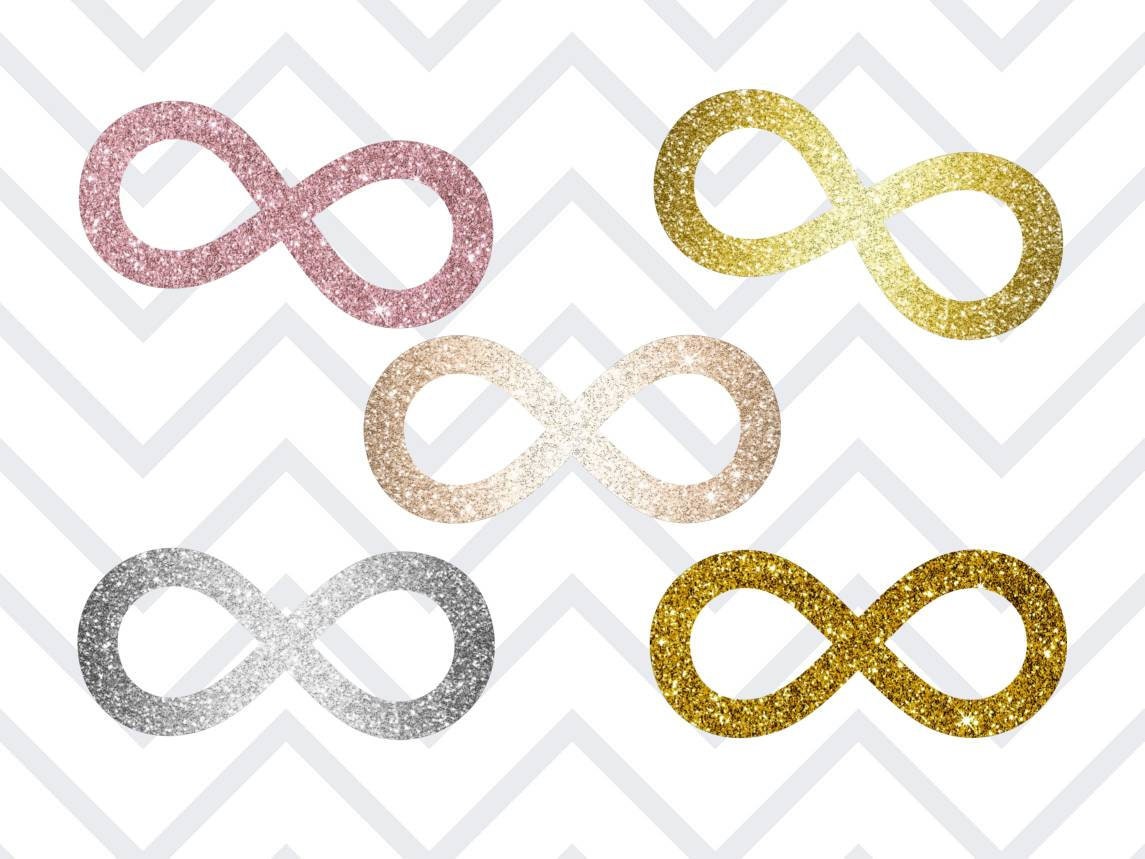 Glitter Infinity Symbol Clipart Glitter Infinity Symbol - Etsy