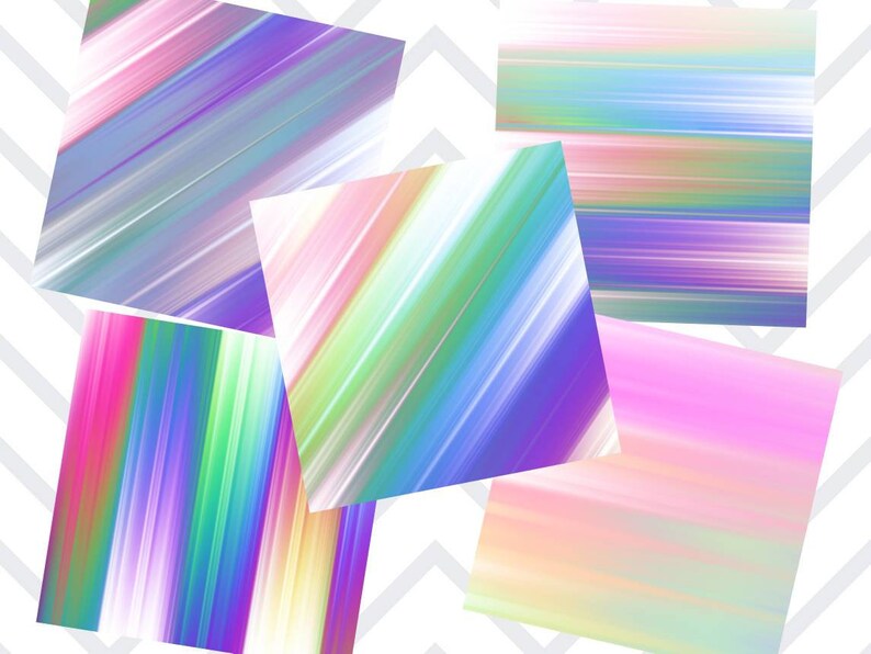 Unicorn Digital Paper Pastel Rainbows Unicorn Rainbow | Etsy