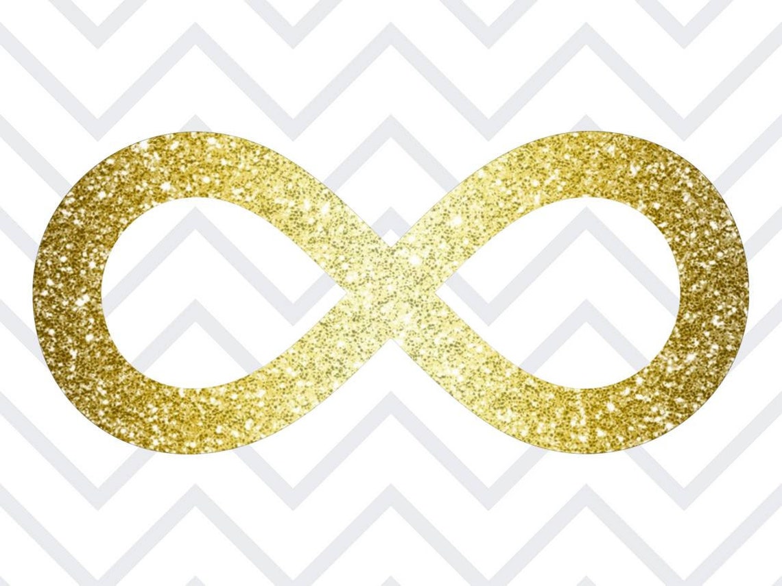 Glitter Infinity Symbol Clipart, Glitter Infinity Symbol Digital ...