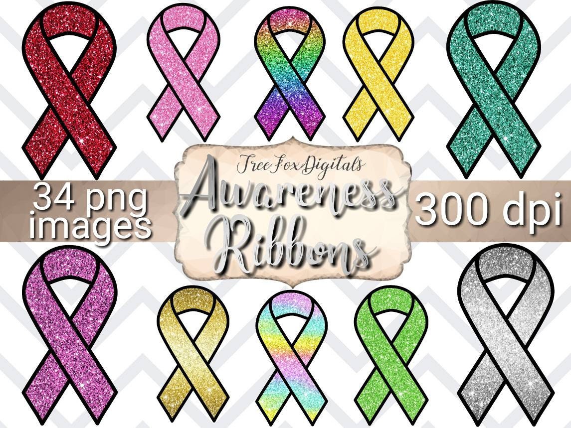Childhood Cancer Ribbon Clip Art