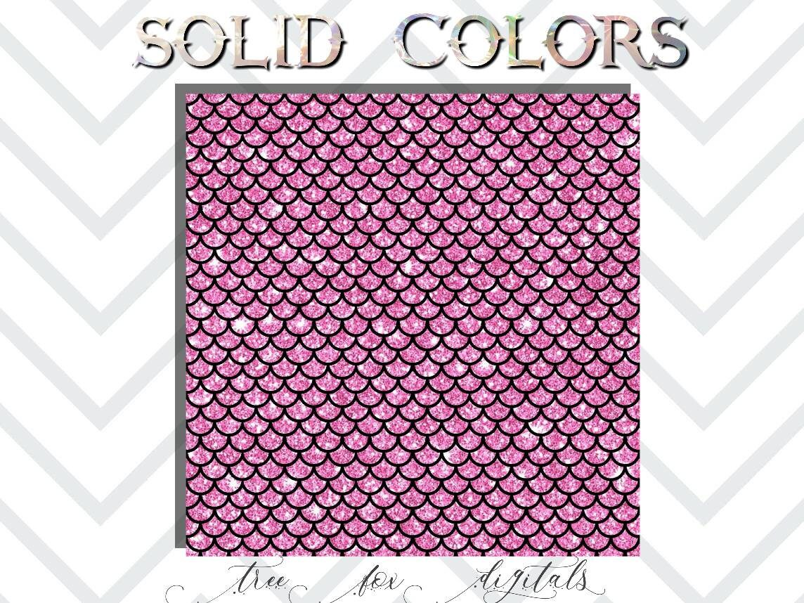 Glitter Mermaid Scales Digital Paper Pack Mermaid Scrapbook - Etsy