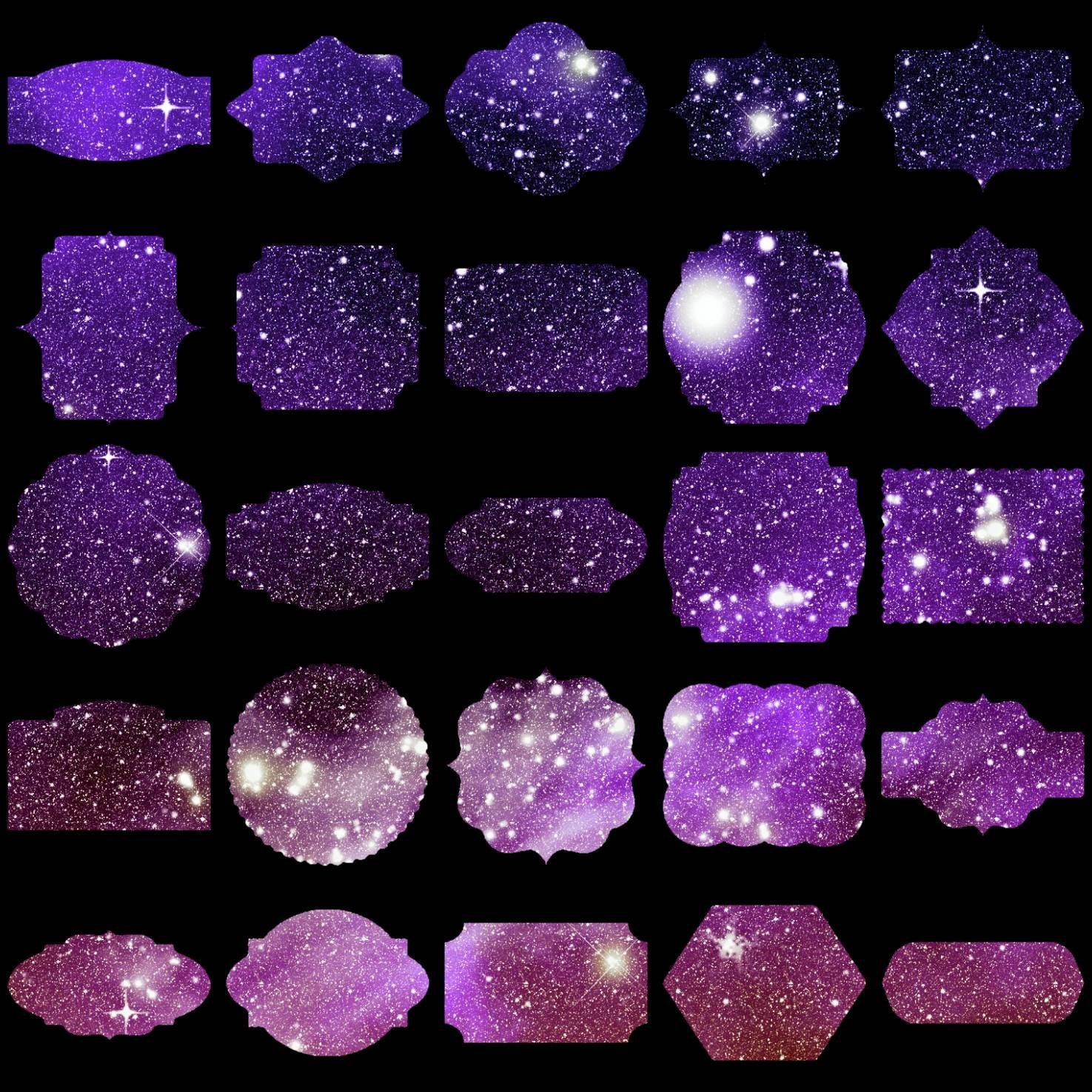 Galaxy Digital Planner Stickers, Digital Stickers Galaxy, Galaxy Washi ...