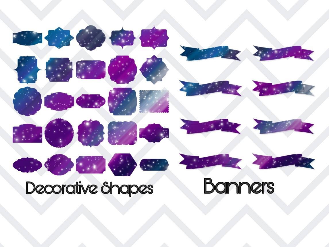 Galaxy Dreams Digital Planner Stickers for Goodnotes and Any Digital ...