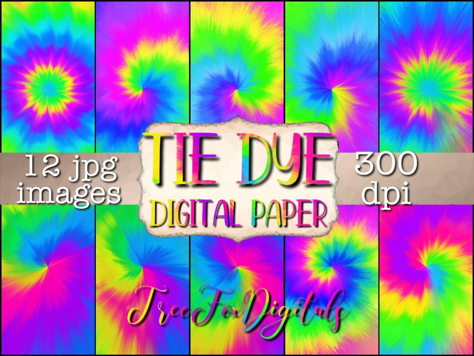 Tie Dye Digital Papers Tie Dye Backgrounds Tie Dye Digital - Etsy